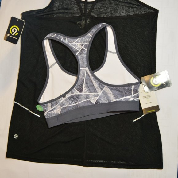 C9 by Champion | Tops | C9 Champion Workout Tank And Bra Black Set ...